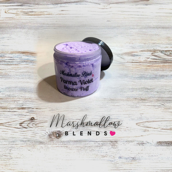 Parma Violet Shower Fluff – Marshmallow Blends